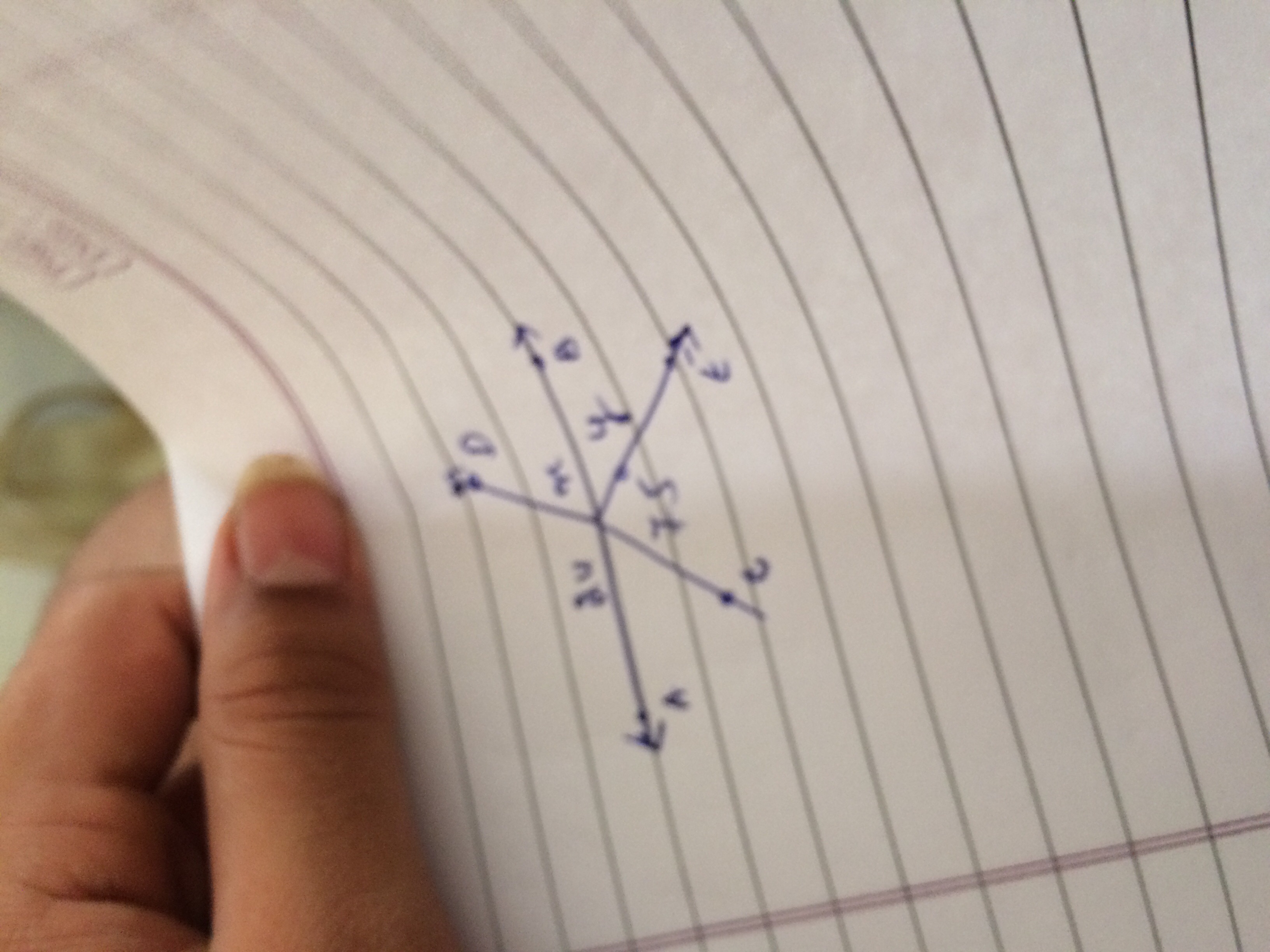 In The Given Figure Ab And Cd Are Two Straight Lines Which Intersect