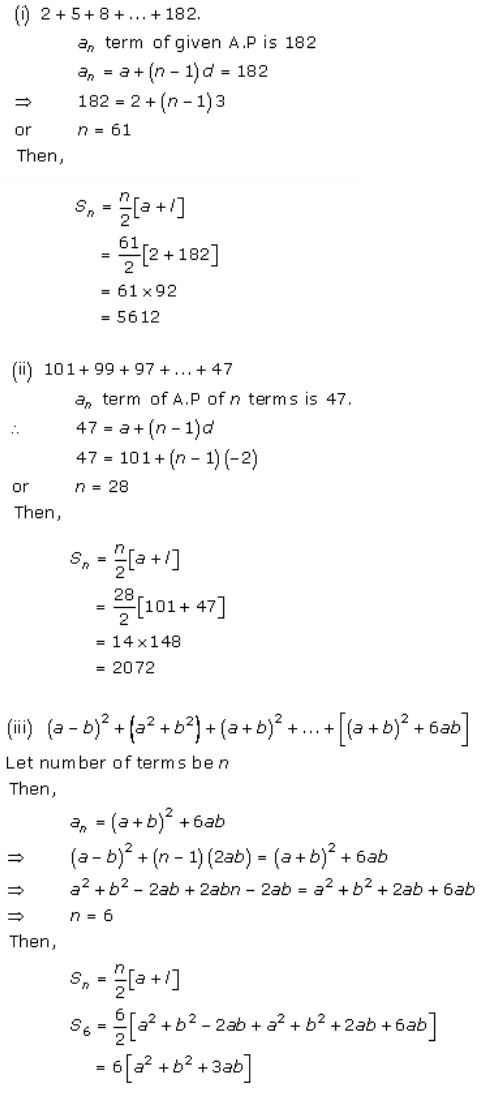 R.D. Sharma Solutions Class 11 | Math Chapter 19 Arithmetic ...