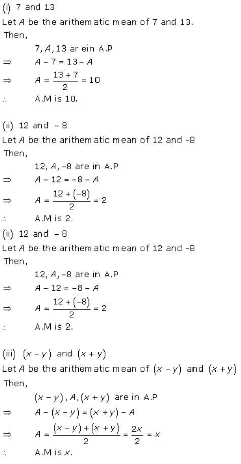 R.D. Sharma Solutions Class 11 | Math Chapter 19 Arithmetic Progressions