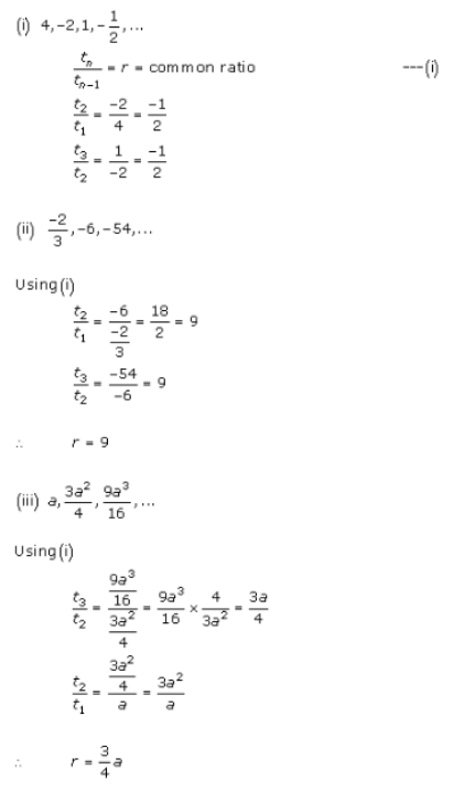 R.D. Sharma Solutions Class 11 | Math Chapter 20 Geometric Progressions ...