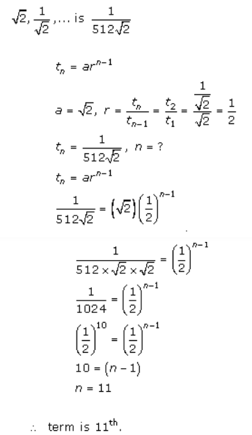 R.D. Sharma Solutions Class 11 | Math Chapter 20 Geometric Progressions ...