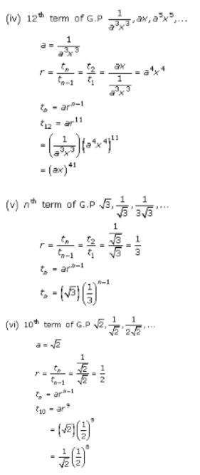R.D. Sharma Solutions Class 11 | Math Chapter 20 Geometric Progressions ...