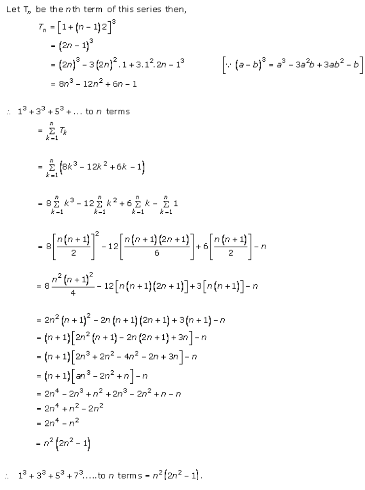 R.D. Sharma Solutions Class 11 | Math Chapter 21 Some Special Series