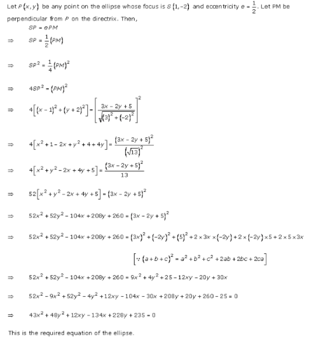 R.D. Sharma Solutions Class 11 | Math Chapter 26 Ellipse