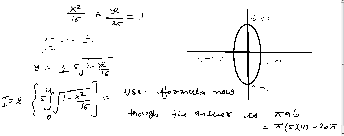 Using the method of integration, find the area bounded of the curve x ...