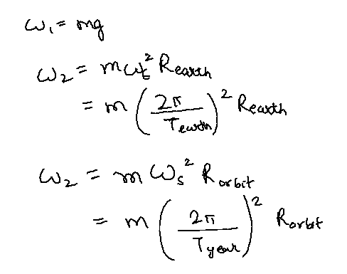 calculate the ratio of the folloing acceleration : the acceleration W ...