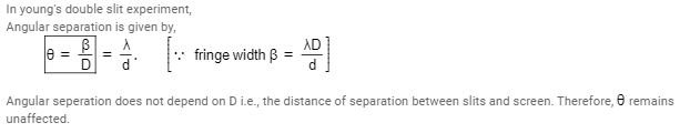 How would the angular separation of interference fringes in young’s d ...