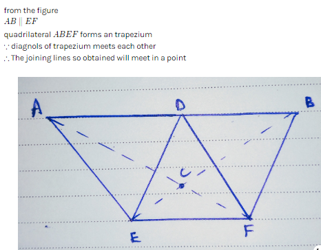1)if through the angular points of a triangle, straight lines are dra ...