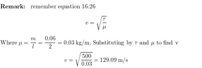 calculate the speed of transverse wave in a cord of lengtj of 2.15m a ...