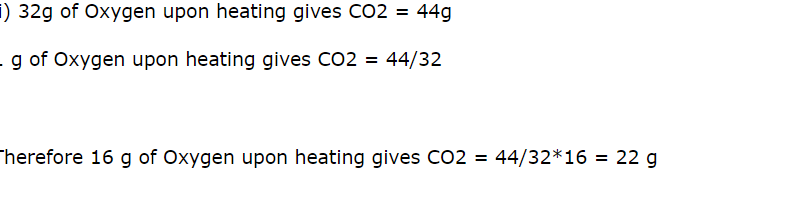 Calculate the amount of carbon dioxide that could be produced when 1 ...