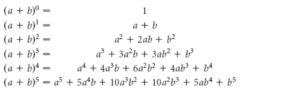 Construct a Pascal's triangle to write a binomial expansion for a giv ...