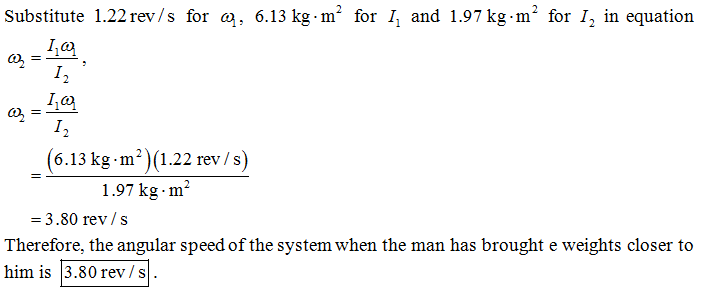 A man stands on a frictionless platform that is rotating with an angu - askIITians