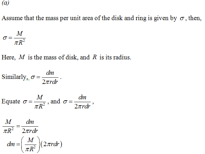 A uniform disk of radius R and mass M is spinning with angular speed - askIITians