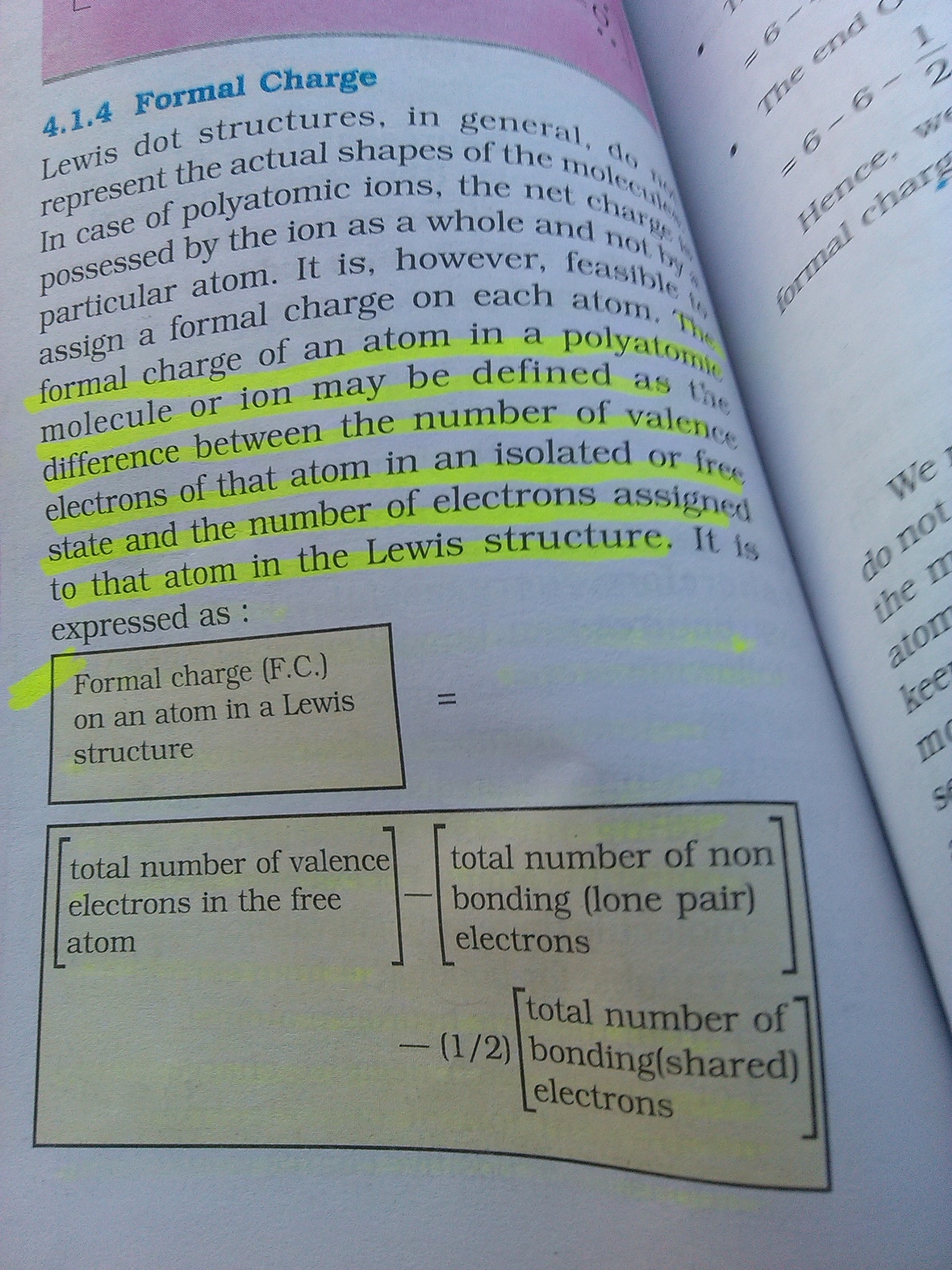 What is this definition of formal charge other than that of the mathe ...