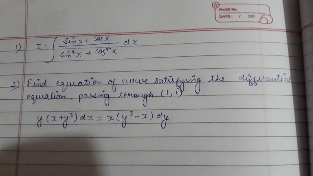Please solve the integration of the above given question.. - askIITians