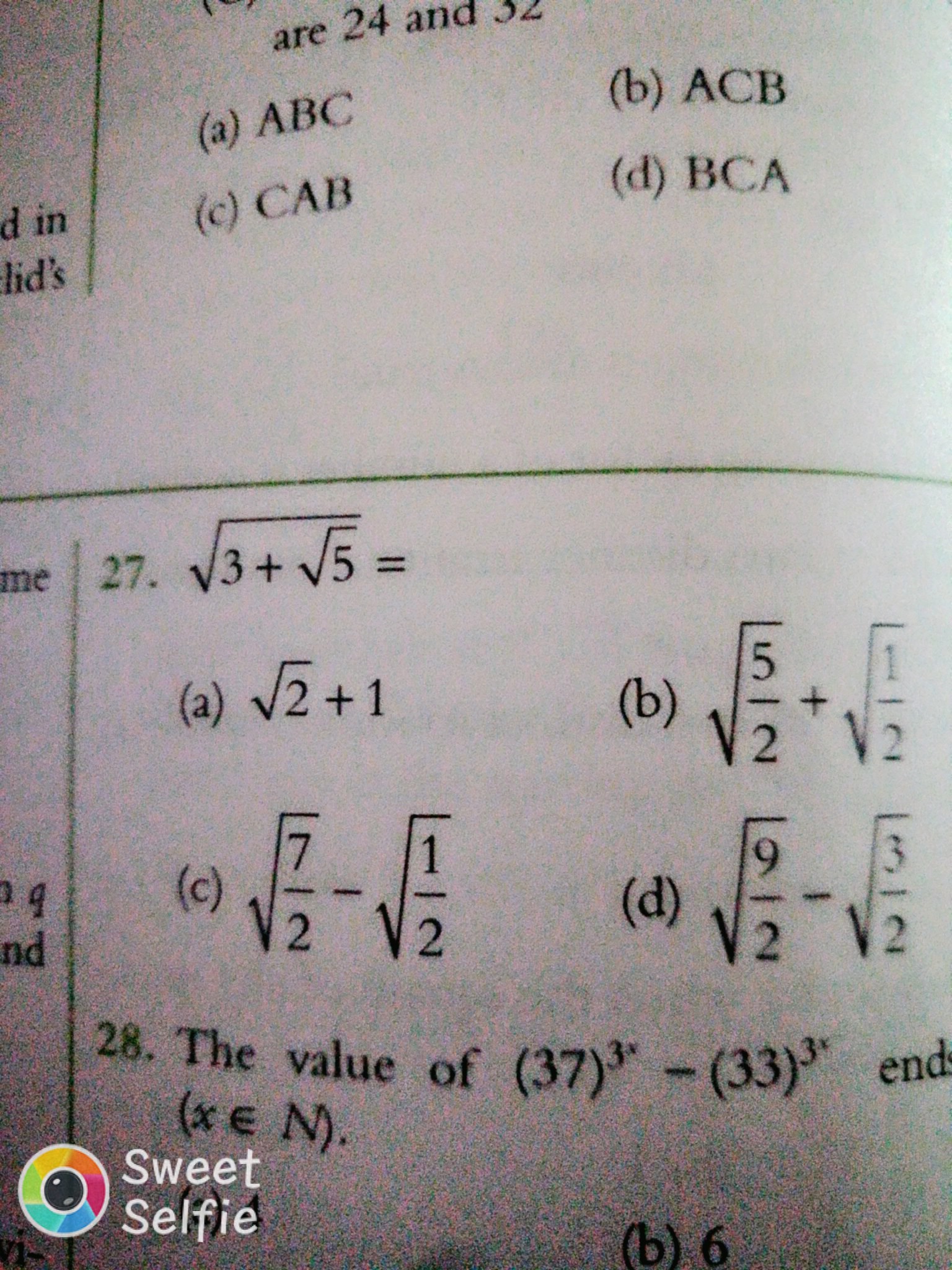 Q27.....help me out..........number system class 10...trail and error ...