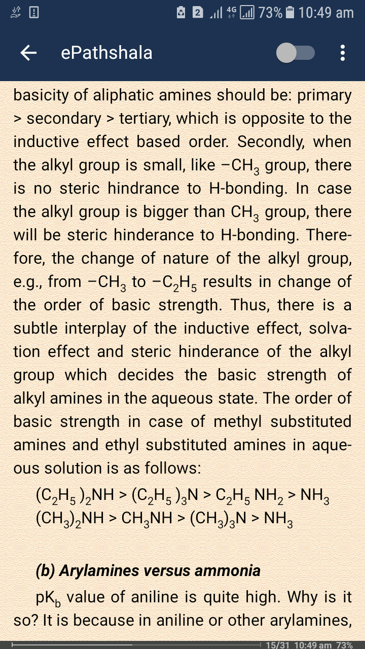 (C2H5)2NH >(C2H5)3N >C2H5NH2.Why the basic strength order is such ...