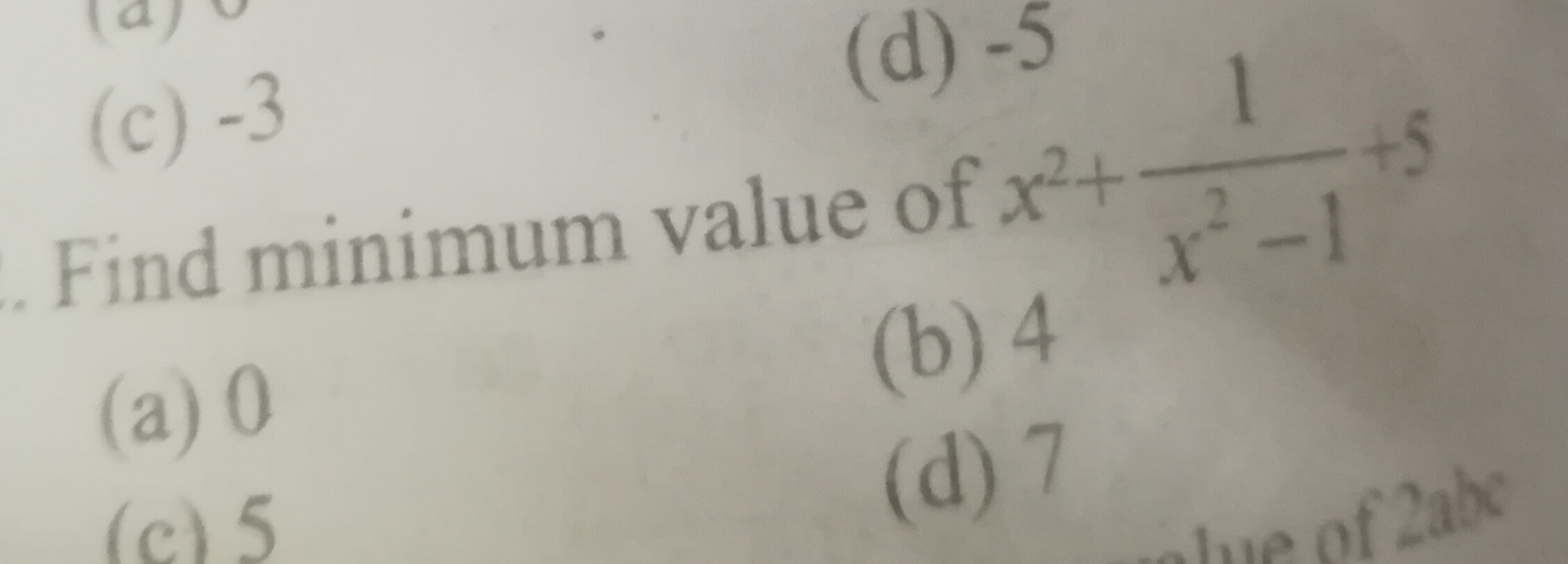Find the minimum value of given expressionWhat is the answer of given ...