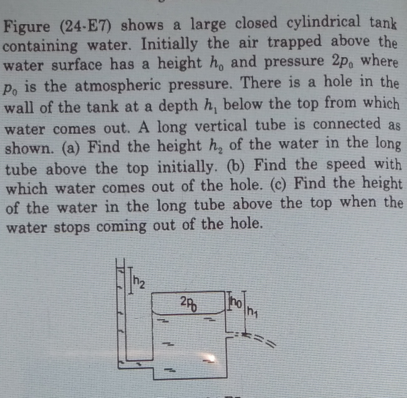 Please explain how to solve this problem... pressure-height problem ...