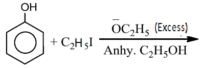 CAN ANYONE ANSWER THIS URGENTLY?OPTIONS ARE A)C6H5OC2H5 B)C2H5OC2H5 C ...