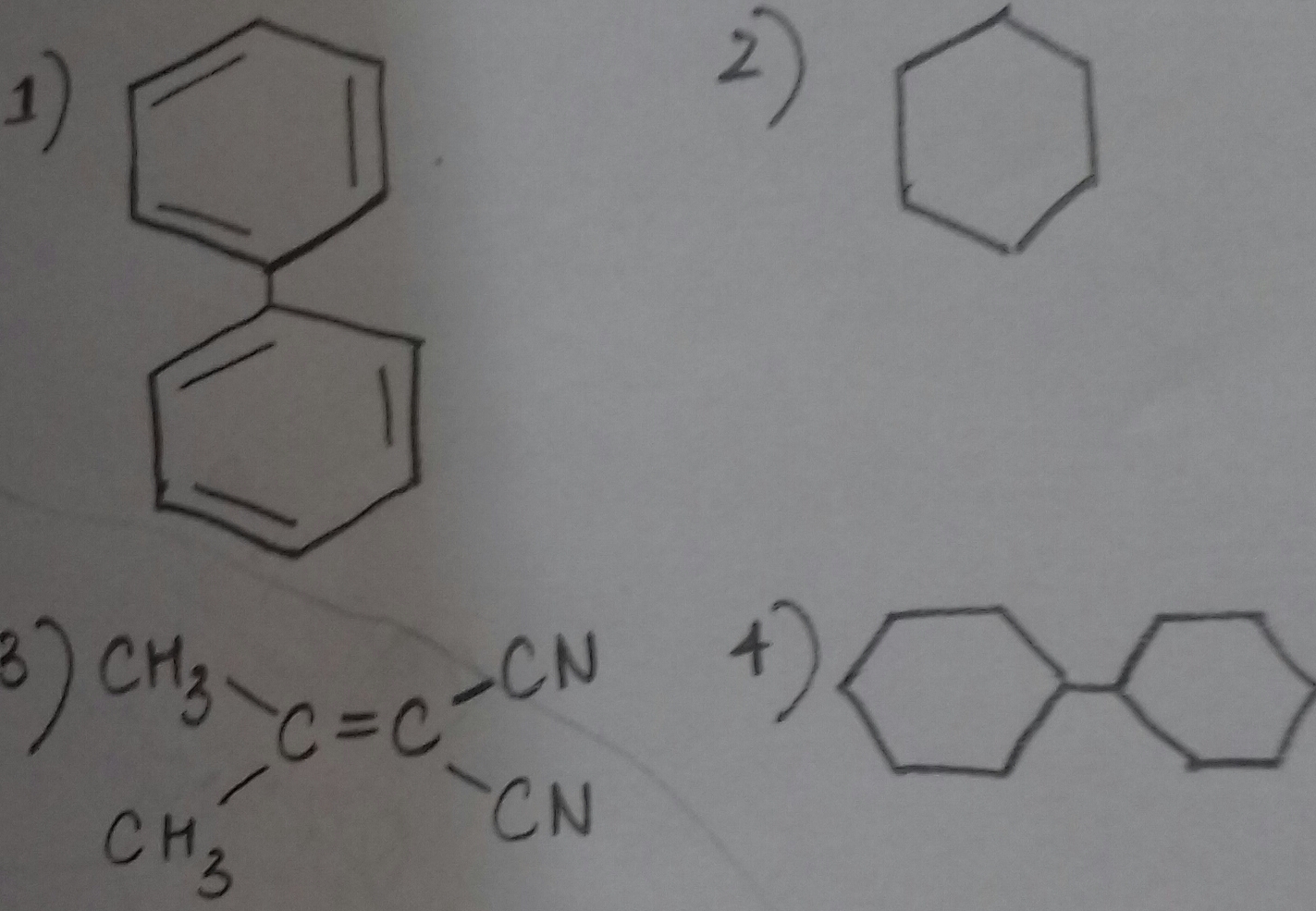In which of the following molecules, all atoms given are coplanar? An ...