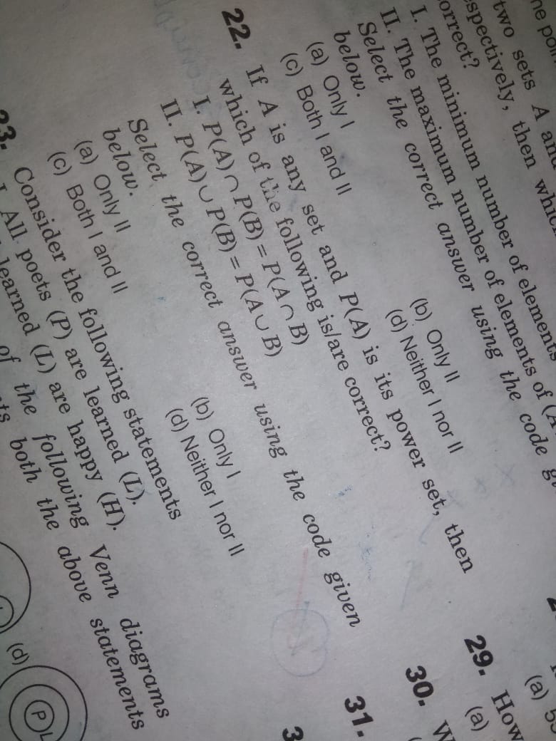Pls tell Answer for Question number 22 @@ 22 Please - askIITians